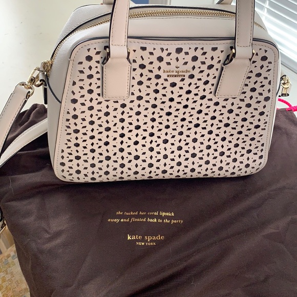 kate spade | Bags | New Beige Kate Spade Purse With Shoulder Strap And ...